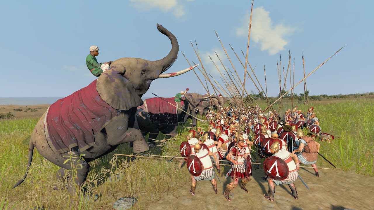 EVERY CARTHAGE UNIT CHARGING a PHALANX WALL - Total War ROME 2 - YouTube