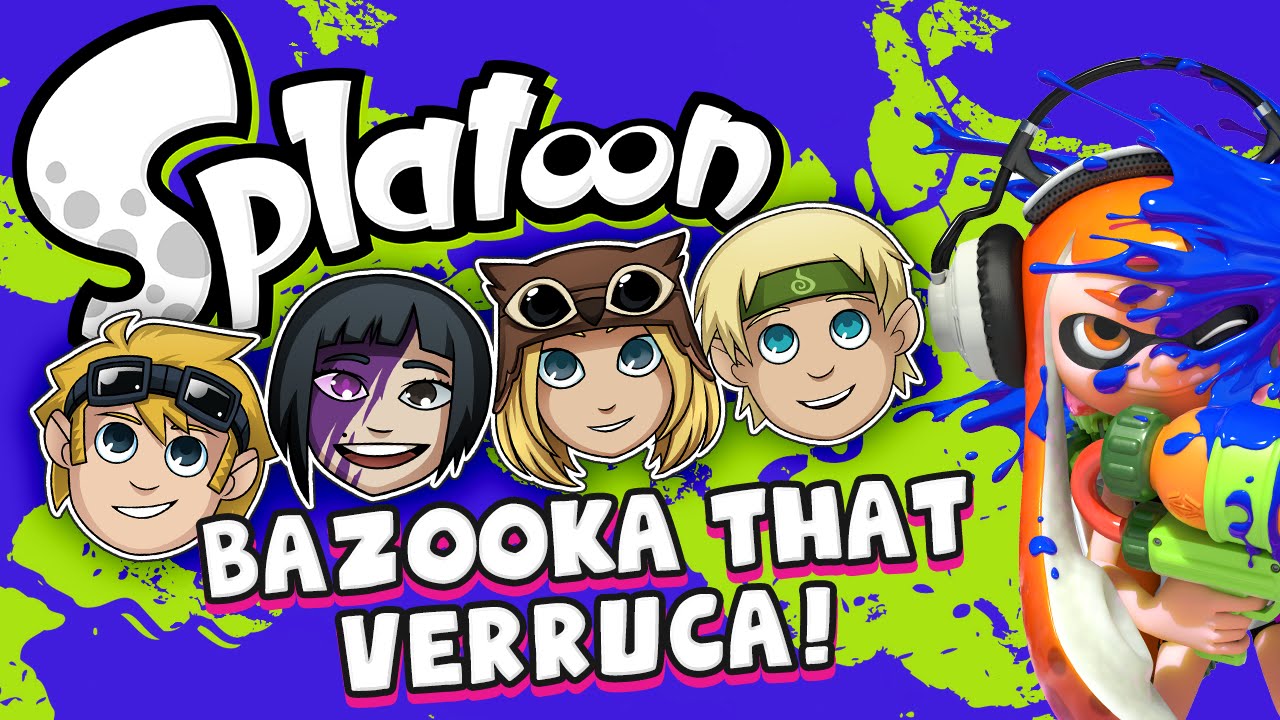 SPLATOON MULTIPLAYER! - Bazooka That Verruca! - YouTube