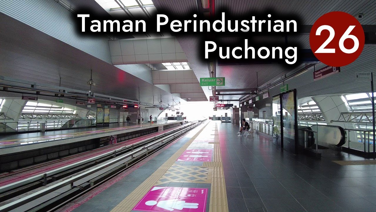 SP26 Taman Perindustrian Puchong LRT Station (Part 1) | Sri Petaling ...