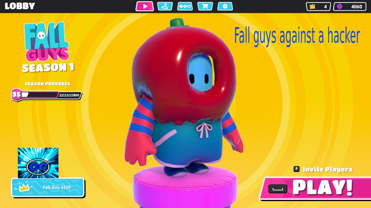 Fall guy against a Hacker - YouTube