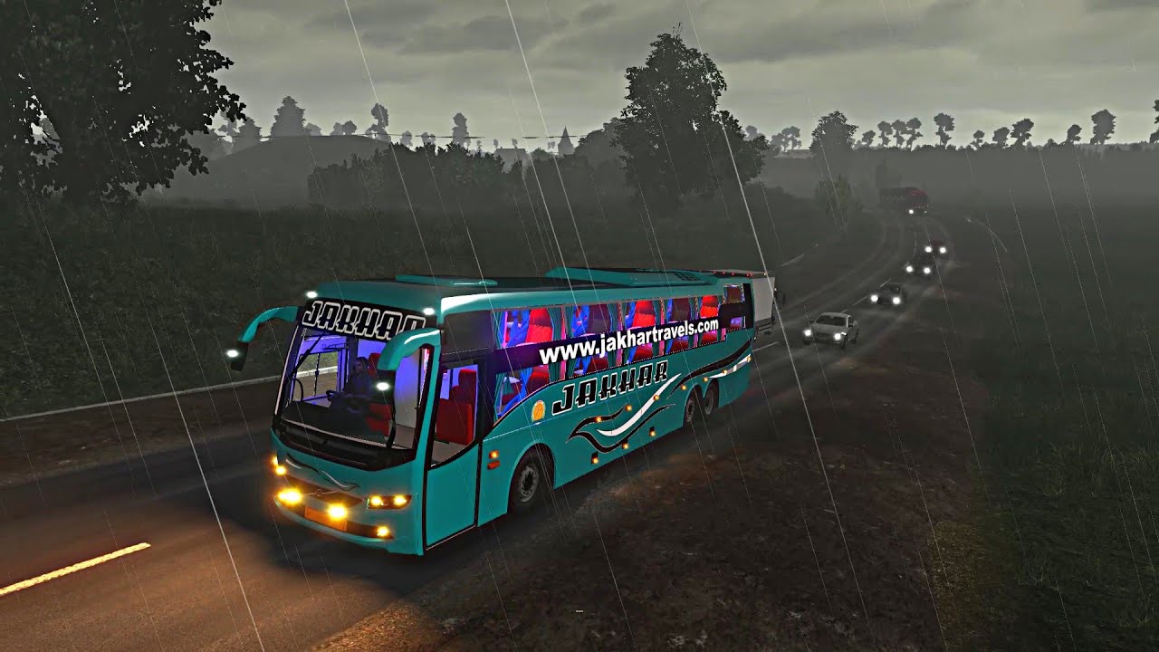 Jakhar Travels Volvo B9R Sleeper | Euro Truck Simulator 2 | Indian Bus ...