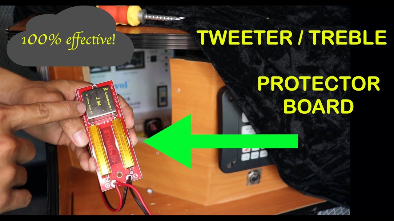 Treble / Tweeter Protector Board. Tweeter Voice Coil Burning Problem ...