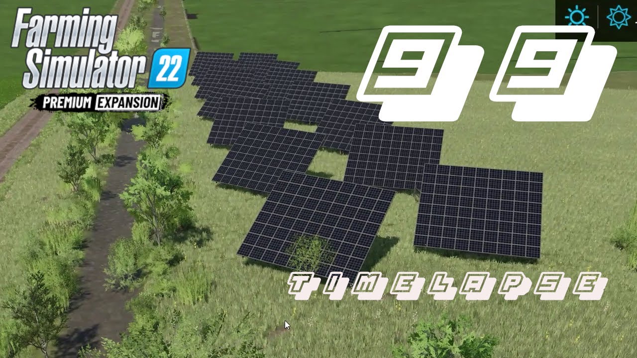 Construimos un Parque Fotovoltaico en Farming Simulator 22 Ep. #99 ...