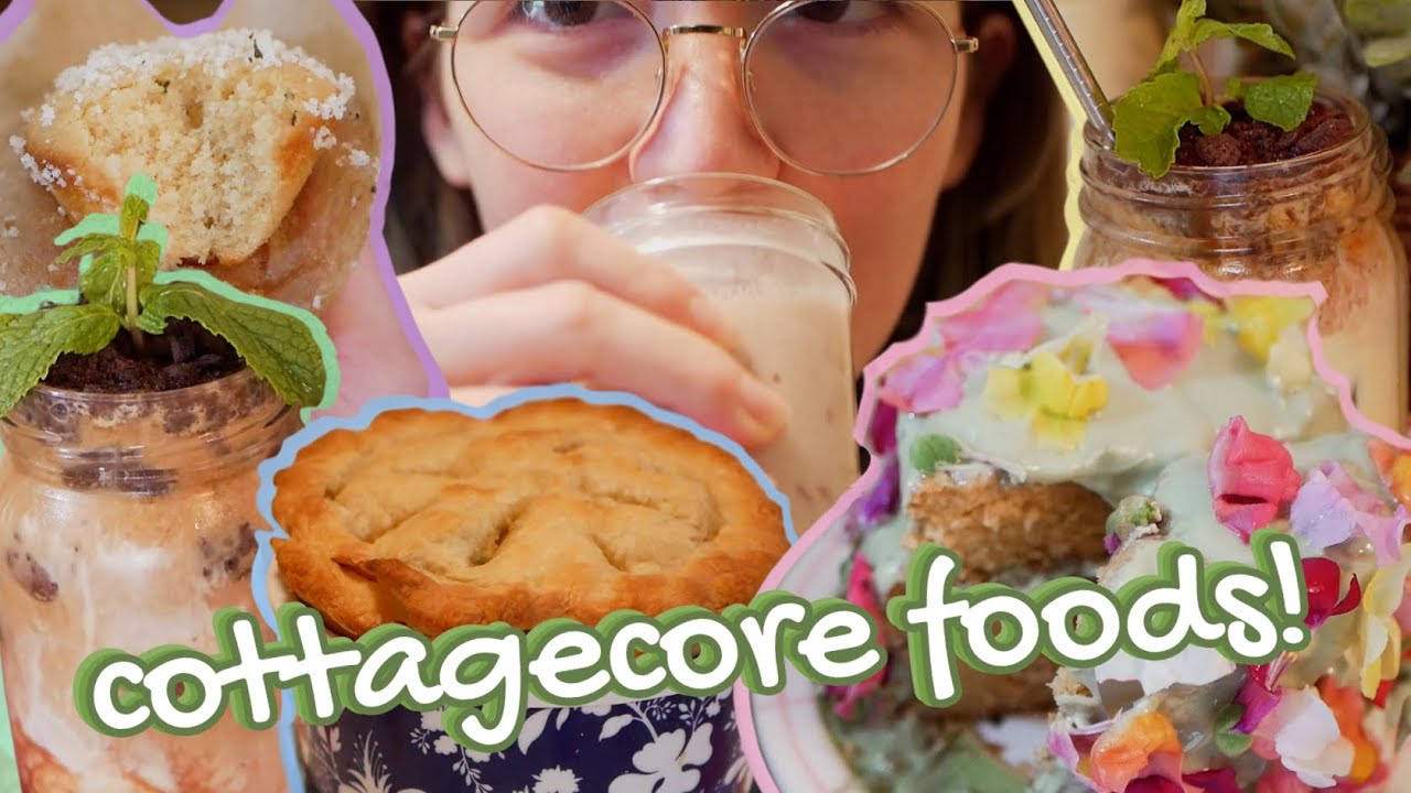 🌱 vegan cottagecore foods series 🍰🥘🍵 part 2 ~ cake, soup, drinks, n ...
