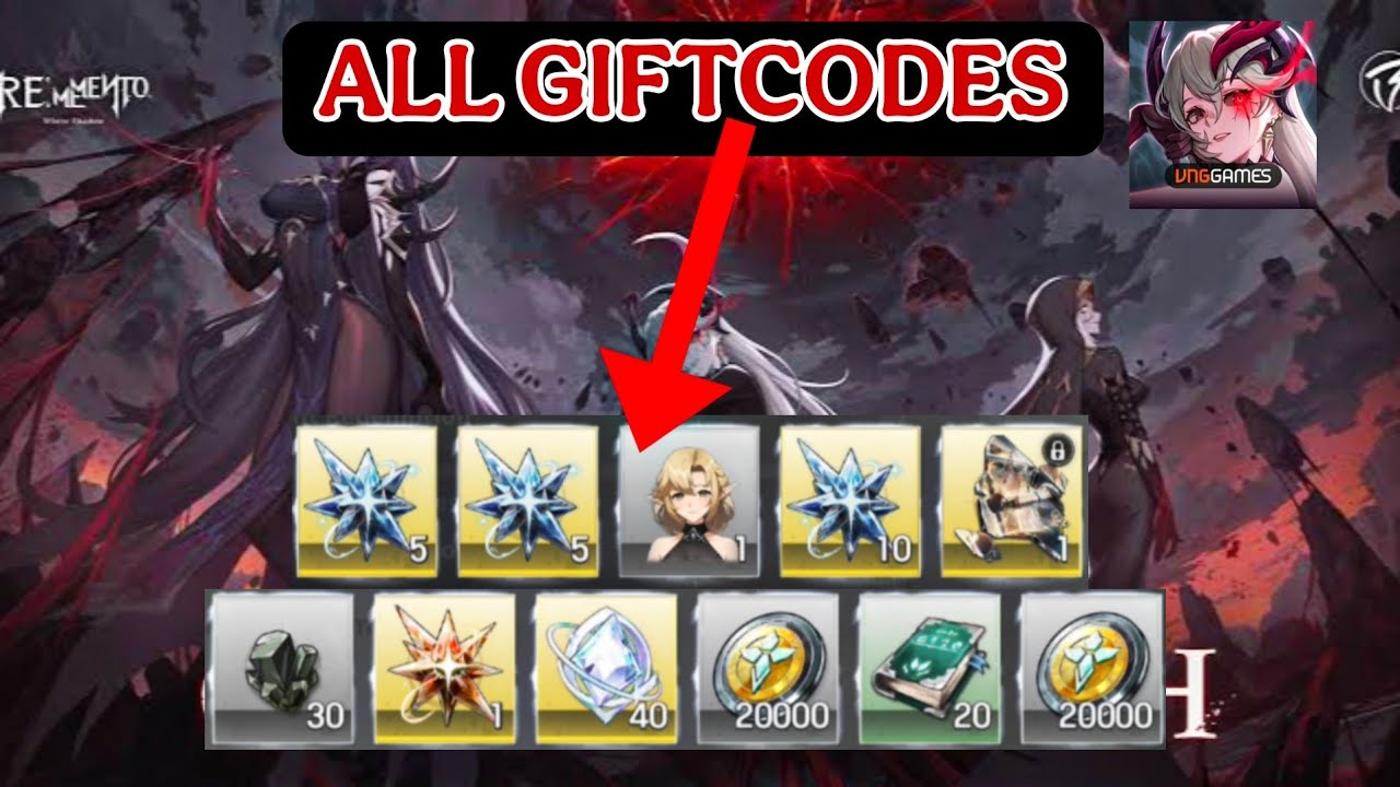 Rememento White Shadow SEA & All 6 Giftcodes | Free 6 Coupon Codes Rememento White Shadow SEA ...