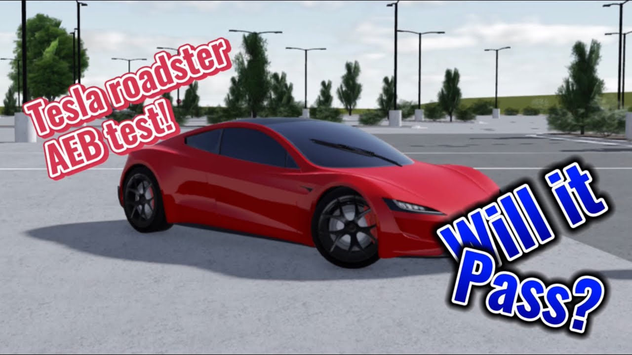 Testing the AEB in the 2023 Tesla Roadster (2023 Celestial Type-1 ...