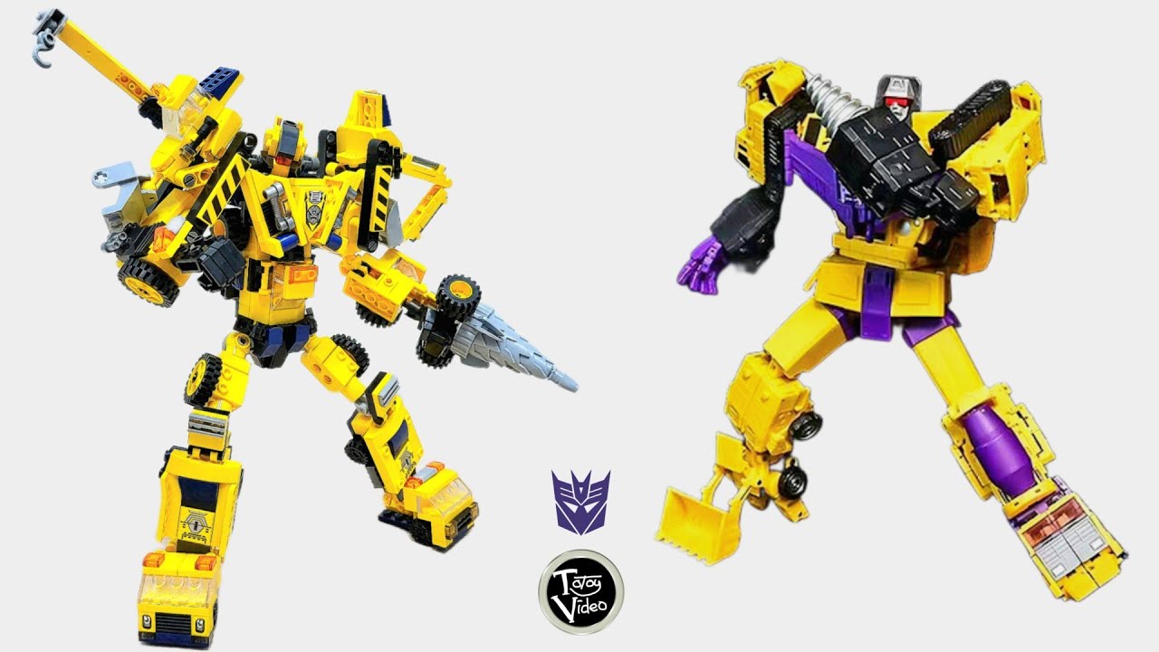 QMAN 6 in 1 Engineering Mecha - G2 DEVASTATOR Transformers Combiner ...