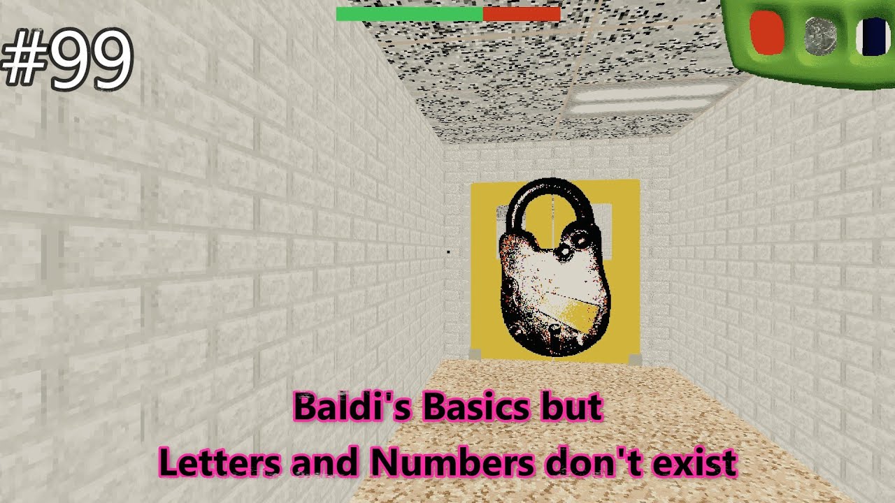 Baldi's Basics but Letters and Numbers Don't Exist | Baldi's Basics Mod ...