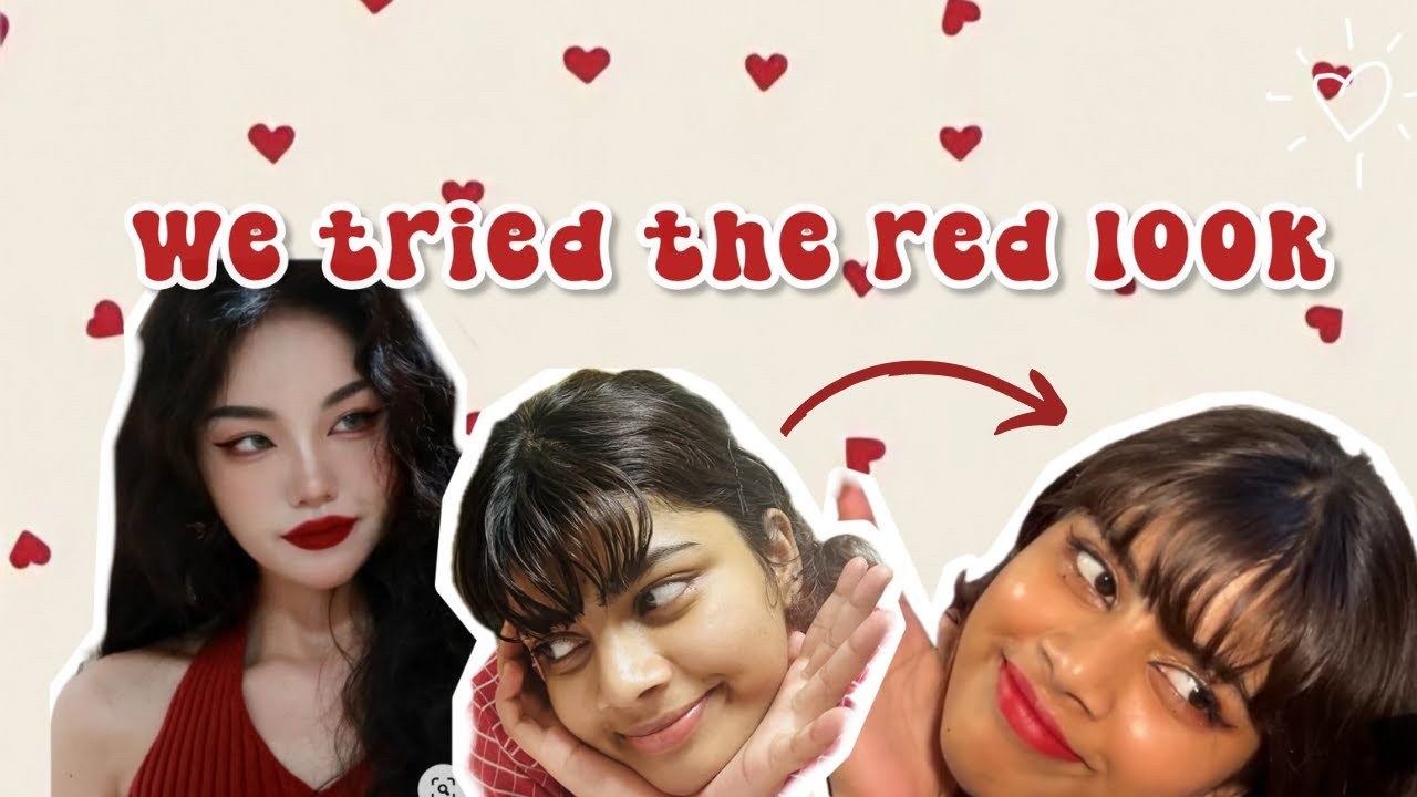 RED Korean Look Makeup Tutorial | Basic Skills Edition - YouTube