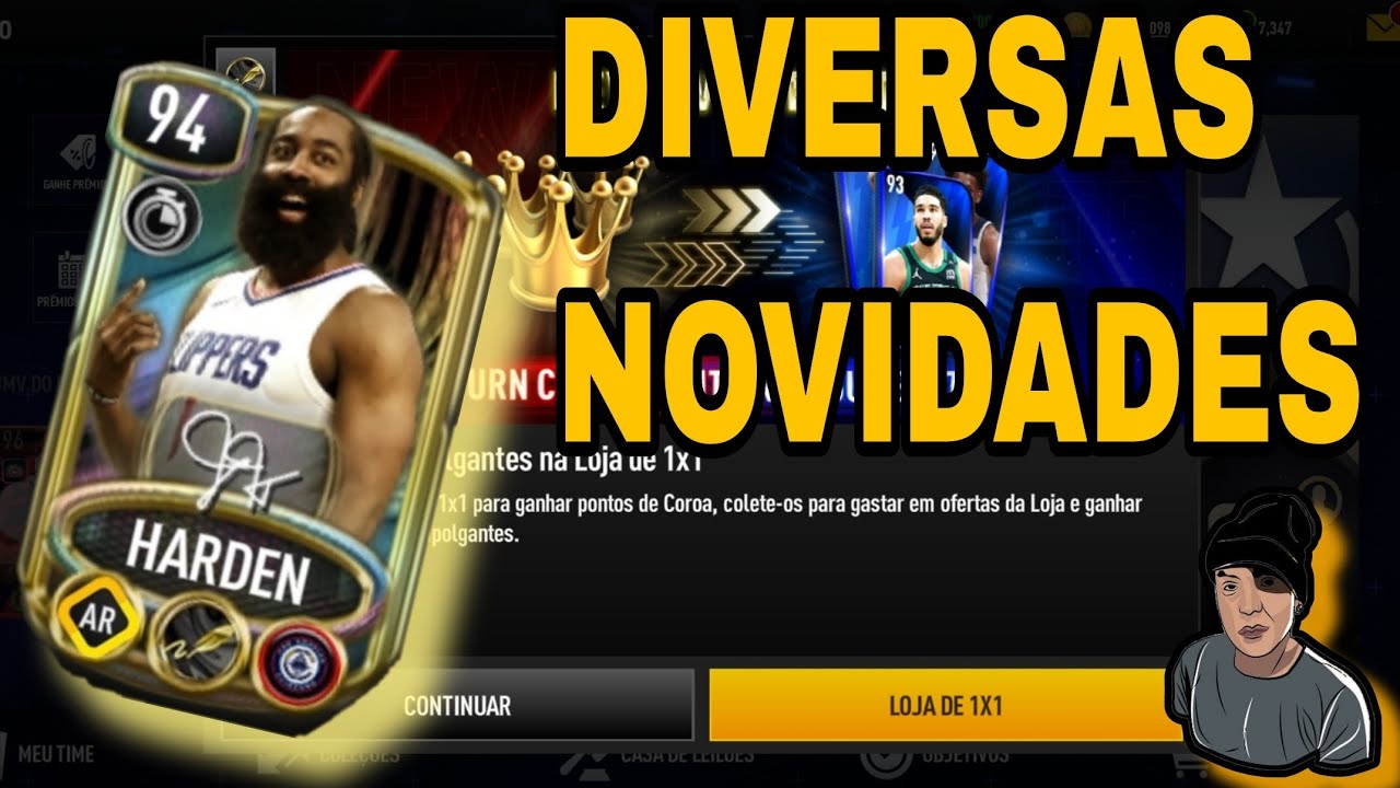 JAMES BARBA HARDEN E MUDANÇA NO ARENA 1X1 🔥🏀 NBA LIVE MOBILE 🏀 S9 - YouTube