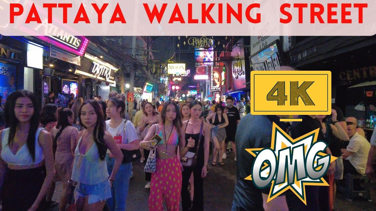 Amazing Pattaya Walking Street 2023 4K Night Walk - YouTube