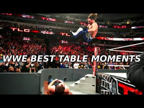 WWE Best Table Moments Part 3 - YouTube