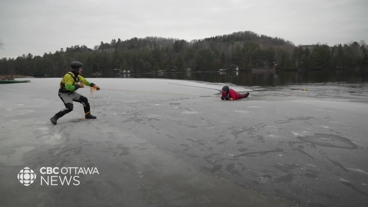 How To Rescue Yourself And Others Who Fall Through The Ice - YouTube