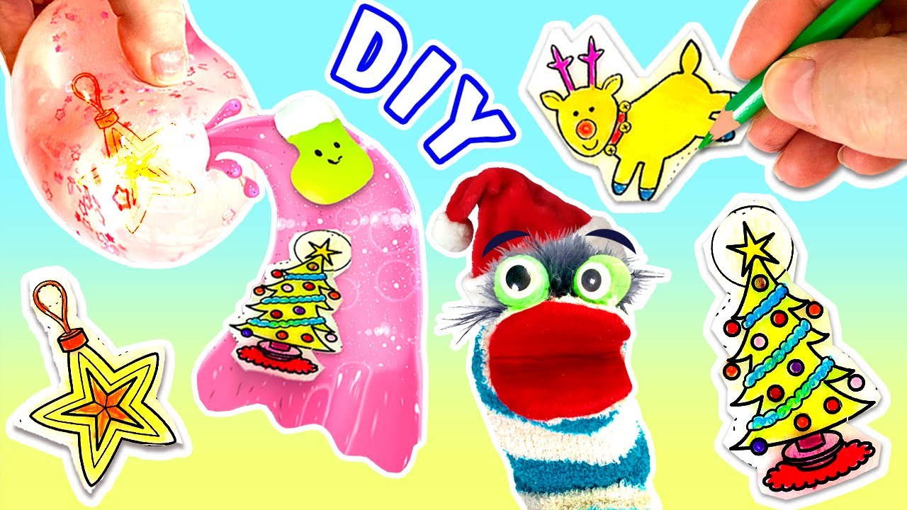 Fizzy Makes DIY Christmas Shrinky Dinks With Squishy Maker - YouTube
