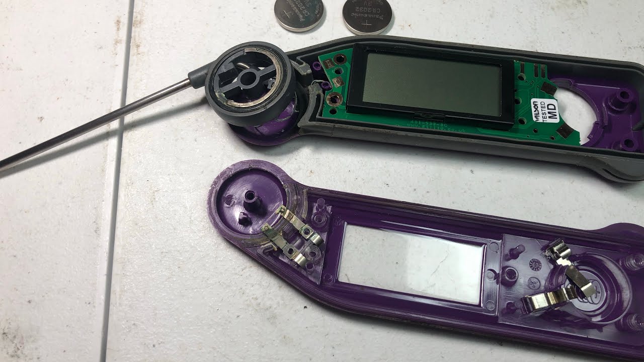Thermapen thermometer repair - YouTube