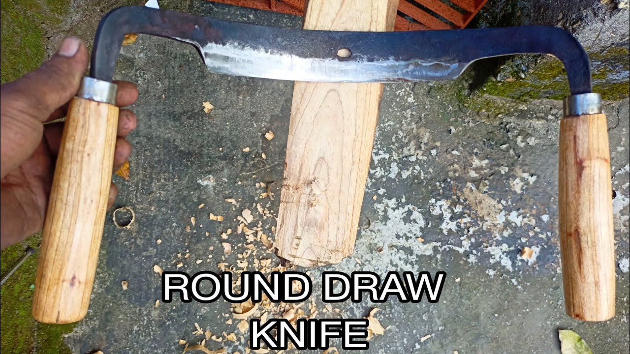 Making a Simple Rounded Drawknife - YouTube
