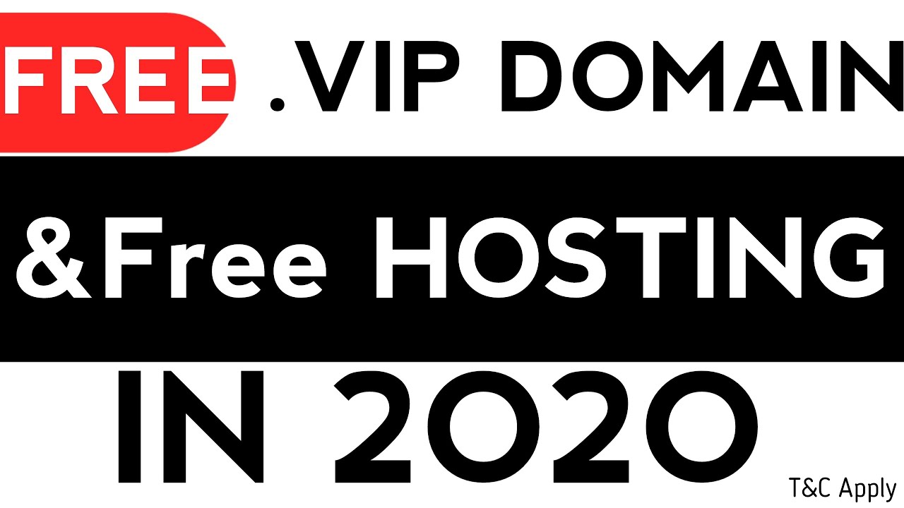How ro get .VIP (D0T VIP) domain in 2020 with free cpannel hosting in ...