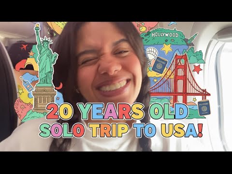 Minha 1ª viagem internacional aos 20 anos e totalmente SOZINHA (PARTE 1- IDA) 