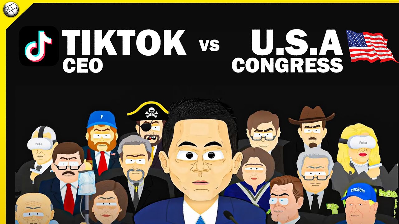 TikTok CEO's Hilarious Interrogation by US Congress - Animated - YouTube