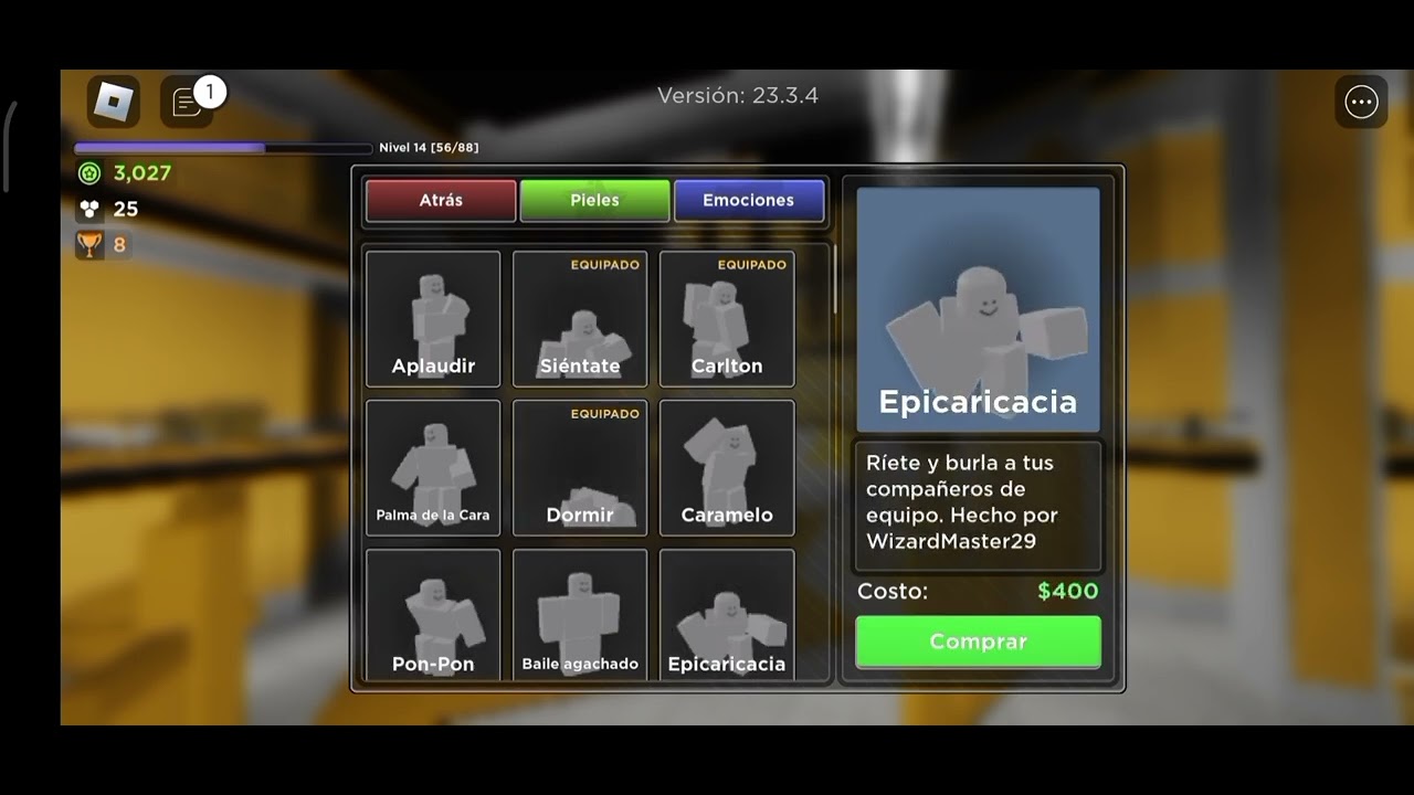 como tener emotes en evade (roblox) para pc móvil y/o tablet - YouTube