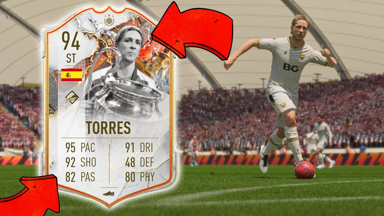 THE BEST STRIKER? 94 FERNANDO TORRES TROPHY TITAN ICON PLAYER REVIEW ...