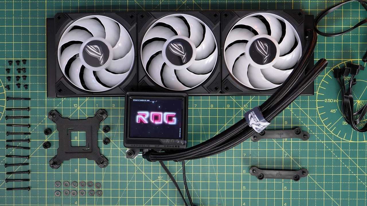 Asus ROG Ryujin 3 360 ARGB Extreme wiring and setup guide - YouTube