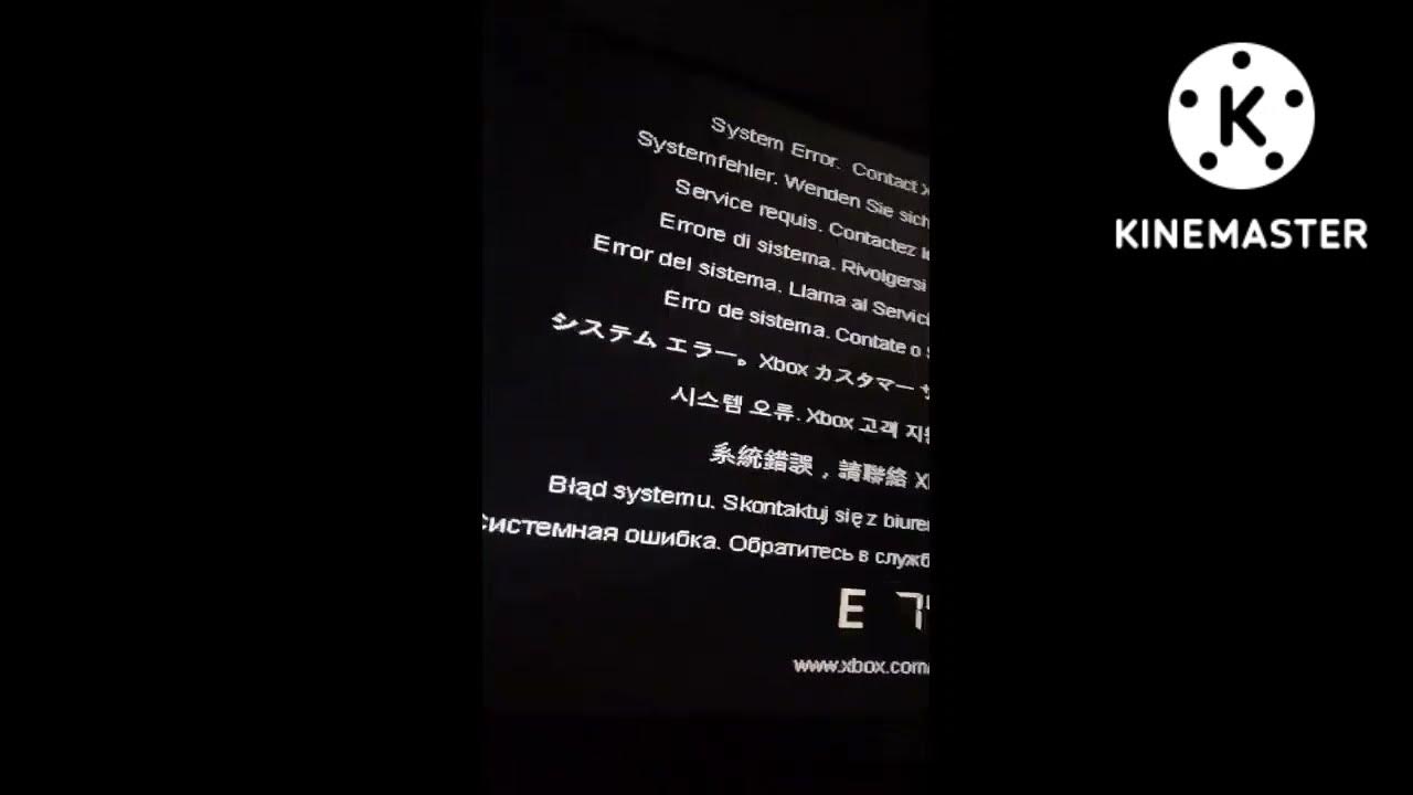 Cyril's Xbox 360 Error code System Error E74 Error - YouTube