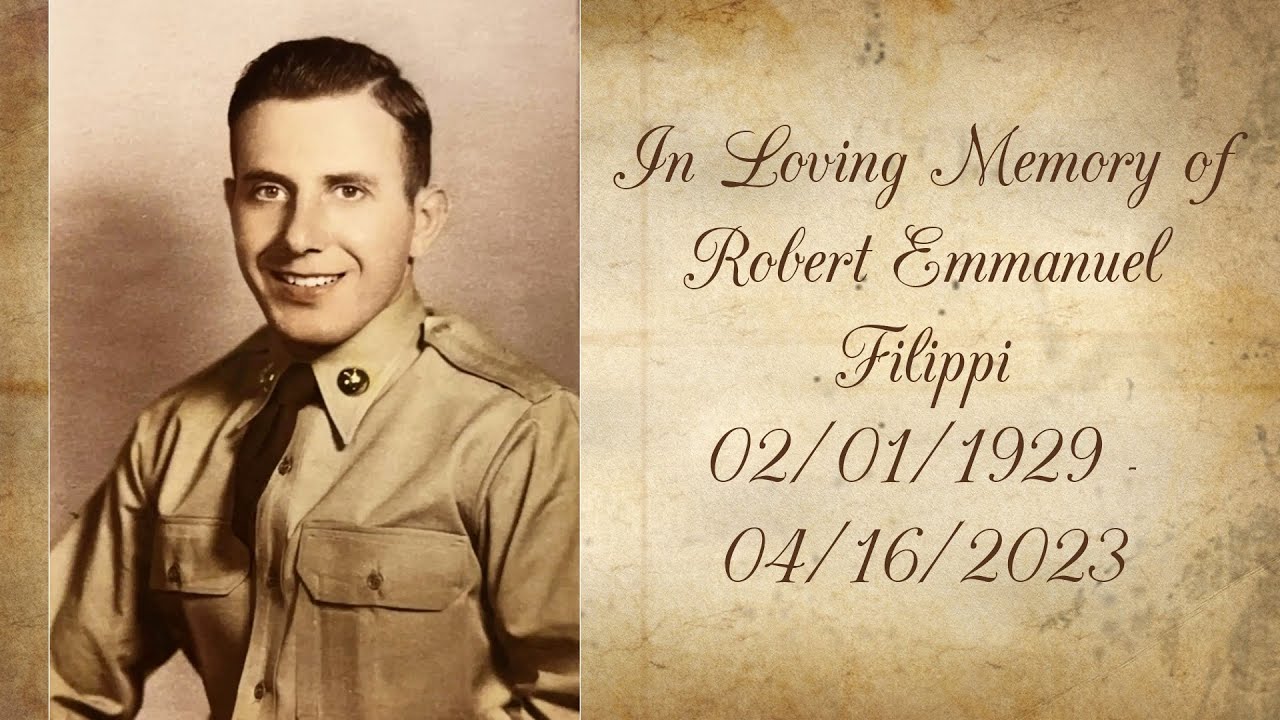 Robert Emmanuel Filippi Celebration of Life - YouTube