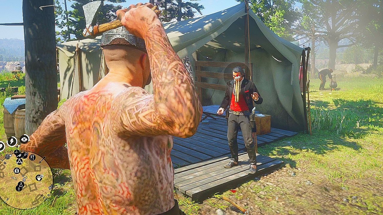Big Viking Arthur Vs Face of Steel Dutch - RDR2 - YouTube