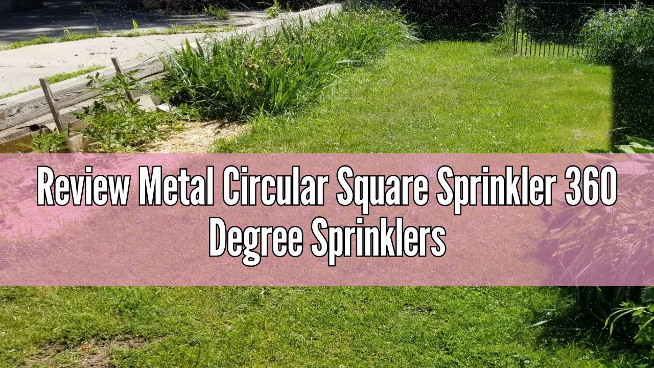 Review Metal Circular Square Sprinkler 360 Degree Sprinklers for Small ...