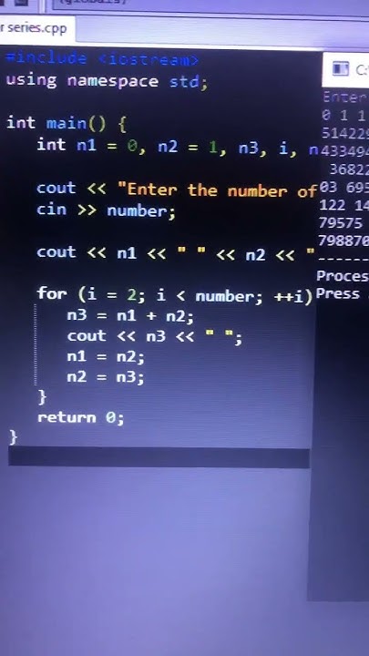 Series in c++ #coders #codinglife #codingninja #codemasters #codelife #code #coding #ytdaily # ...