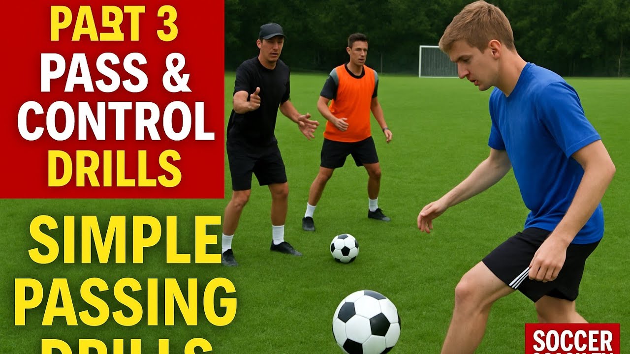 Youth Football Passing Drills | Simple Passing Drills Football | - YouTube