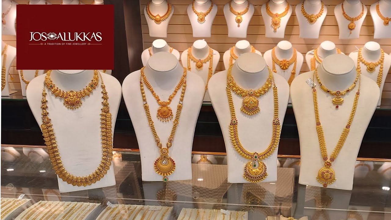 Jos Alukkas Gold Wedding Jewellery Collections | Necklace & Haram ...