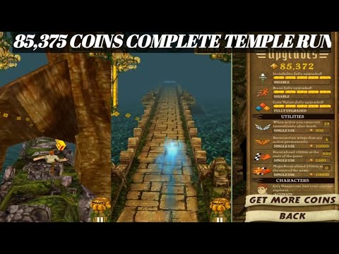 85K Coins Complete Temple Run New Update - YouTube