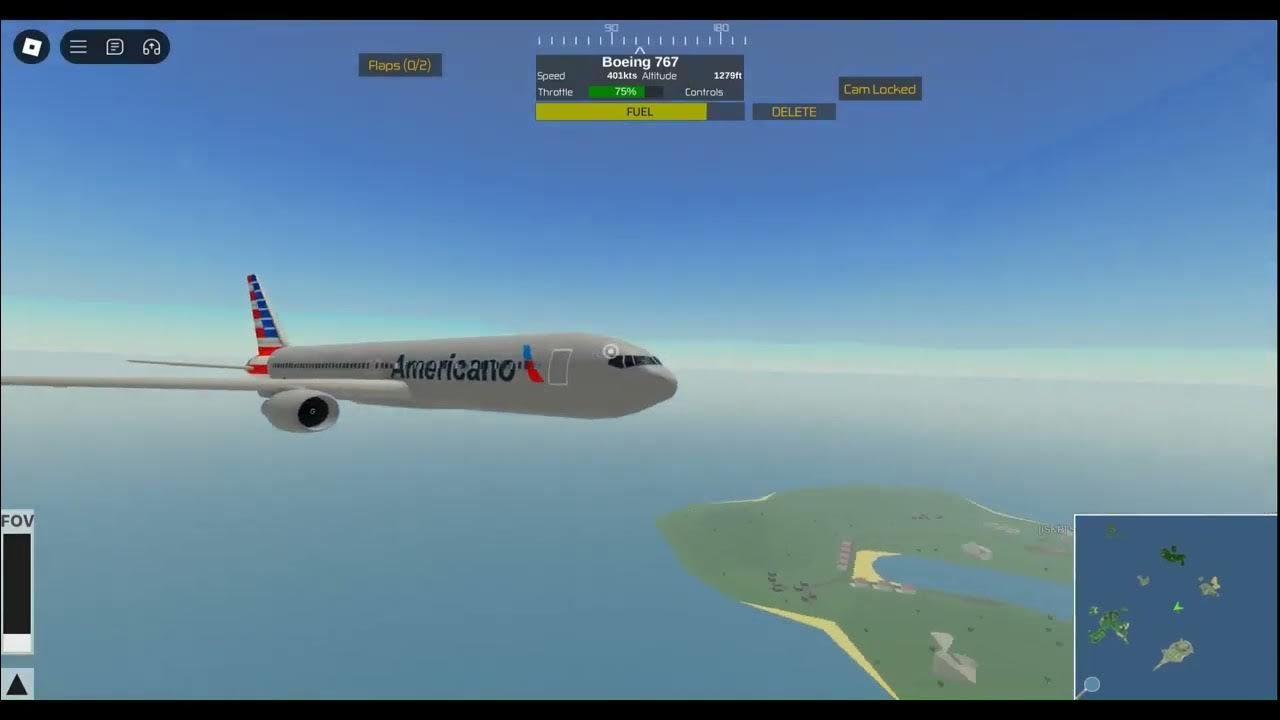 American Airlines 767 Flight From Izolirani - GR in PTFS ️🌍 - YouTube