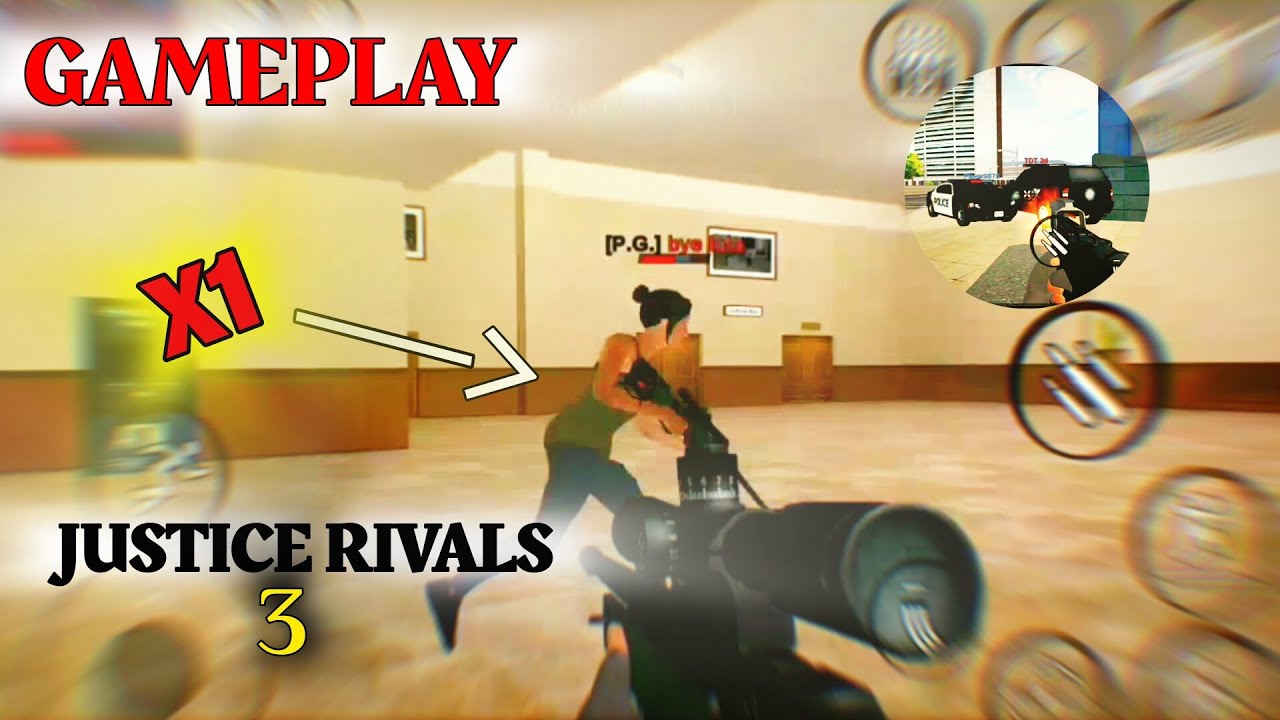JUSTICE RIVALS 3 - | GAMEPLAY INSANA |POLICE VS ROBBERS| KILLING THUGS ...