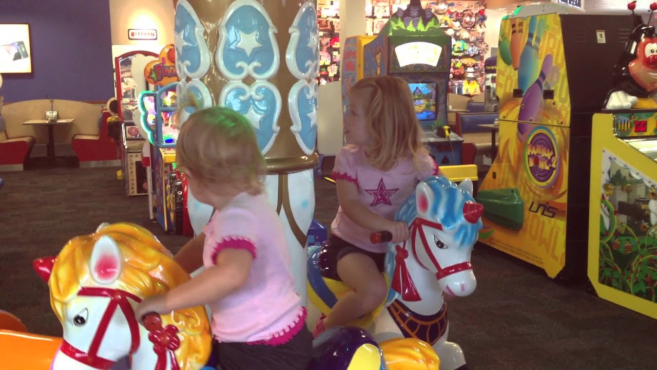 Chuck E Cheese Mini Carousel - YouTube