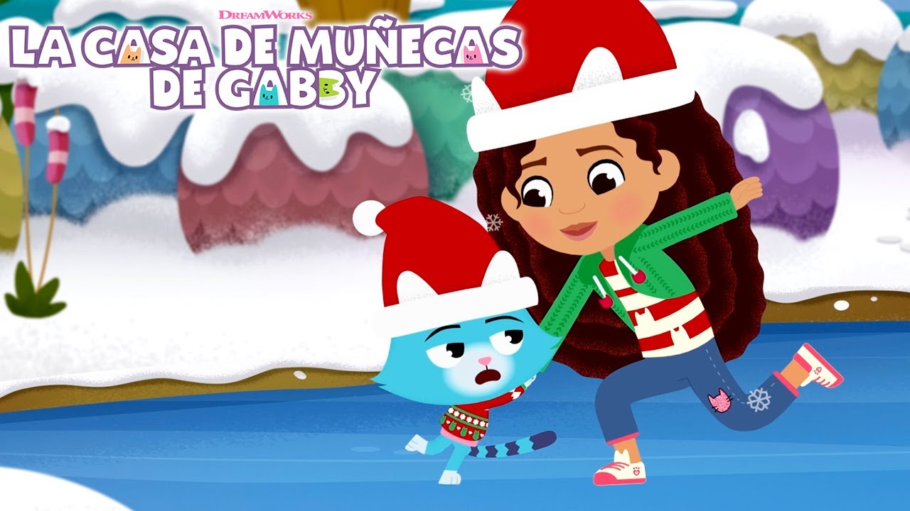 ¡El primer día en la nieve de Escurrigato! | LA CASA DE MUÑECAS DE ...