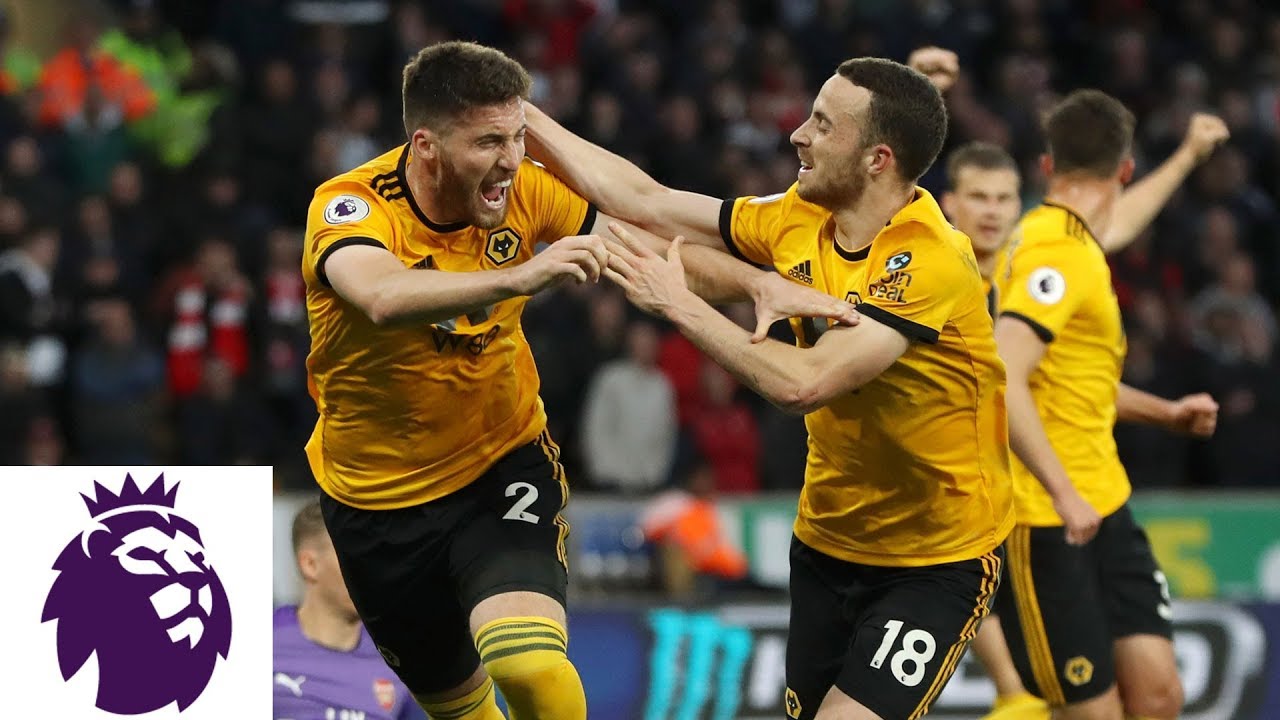 Wolves' Matt Doherty knocks in header to double lead v. Arsenal | NBC ...