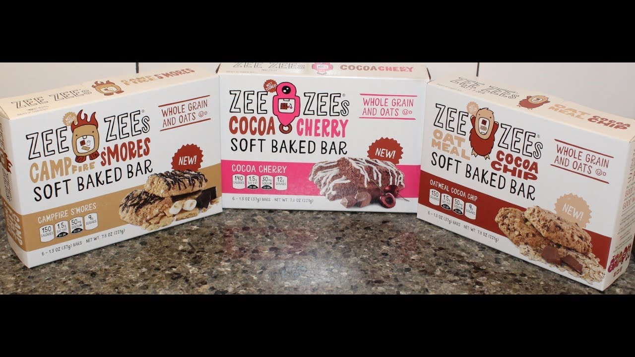 Zee Zee’s Soft Baked Bar: Campfire S’mores, Cocoa Cherry and Oatmeal ...