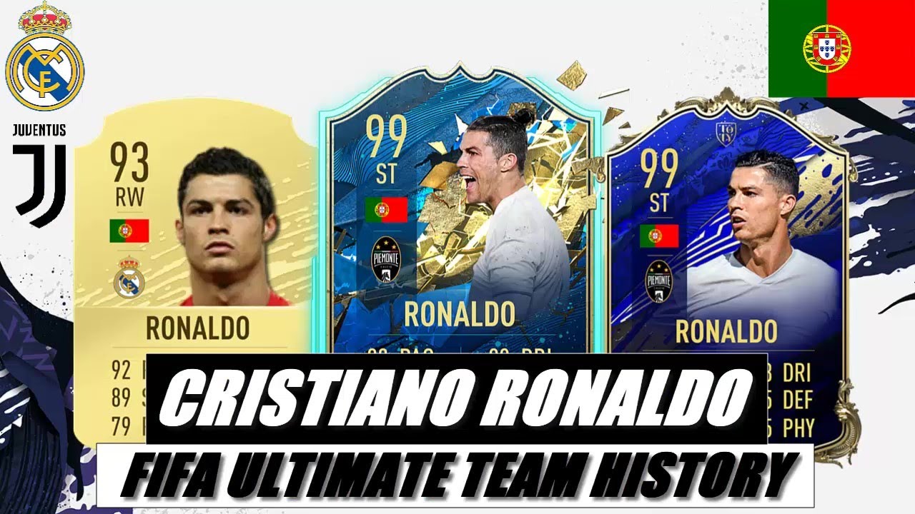 CRISTIANO RONALDO | FIFA ULTIMATE TEAM HISTORY 😱🔥| FIFA 10 - FIFA 20 ...