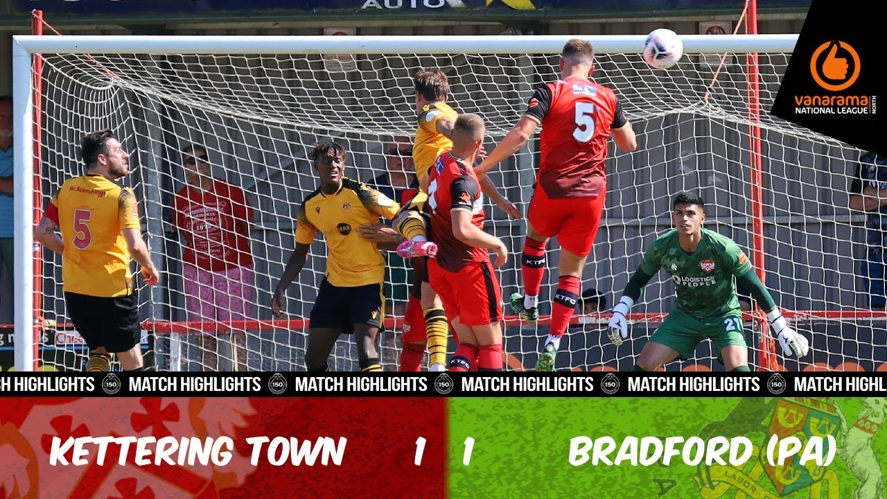 KTFC 1-1 Bradford PA - highlights - 13/08/2022 - YouTube