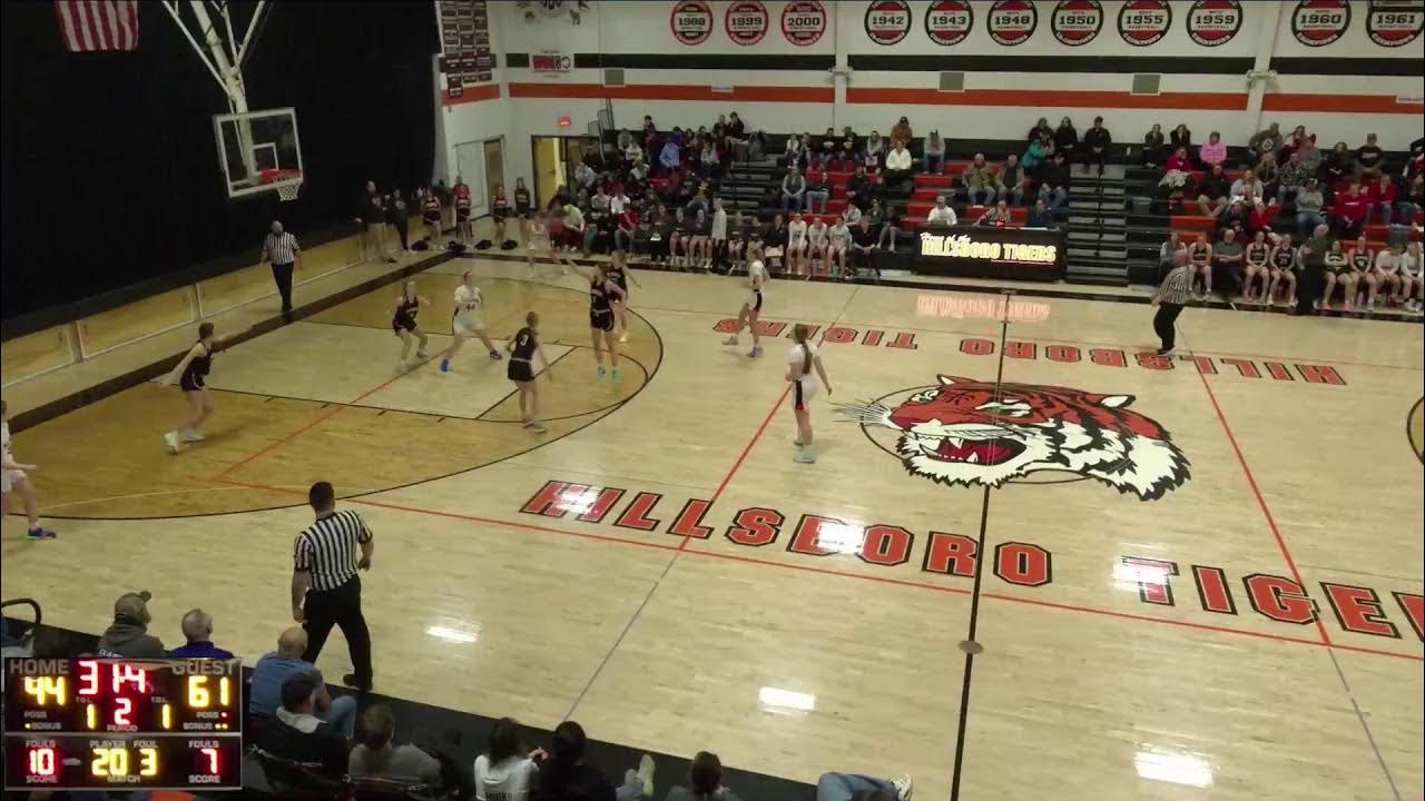 Hillsboro Girls JV & V Bball vs Bangor 2-4-25 - YouTube