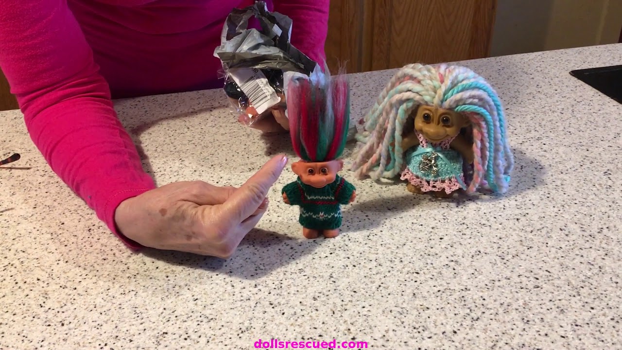 Troll Dolls Hairless Unboxing - YouTube