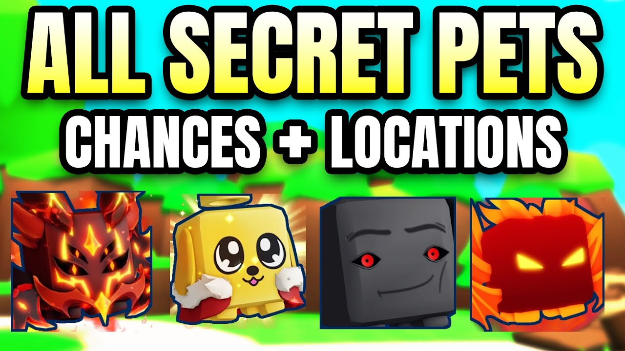 How To Get Every Secret Pet in Bubble Gum Simulator Infinity (Roblox ...