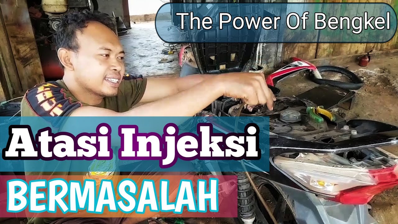 Cara Service Injeksi supra x 125 | FUEL PUMP tidak normal semburanNya ...
