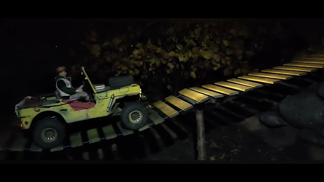 rochobby 1/6 mb scaler willys jeep early morning slow crawl, Tiny Peak ...