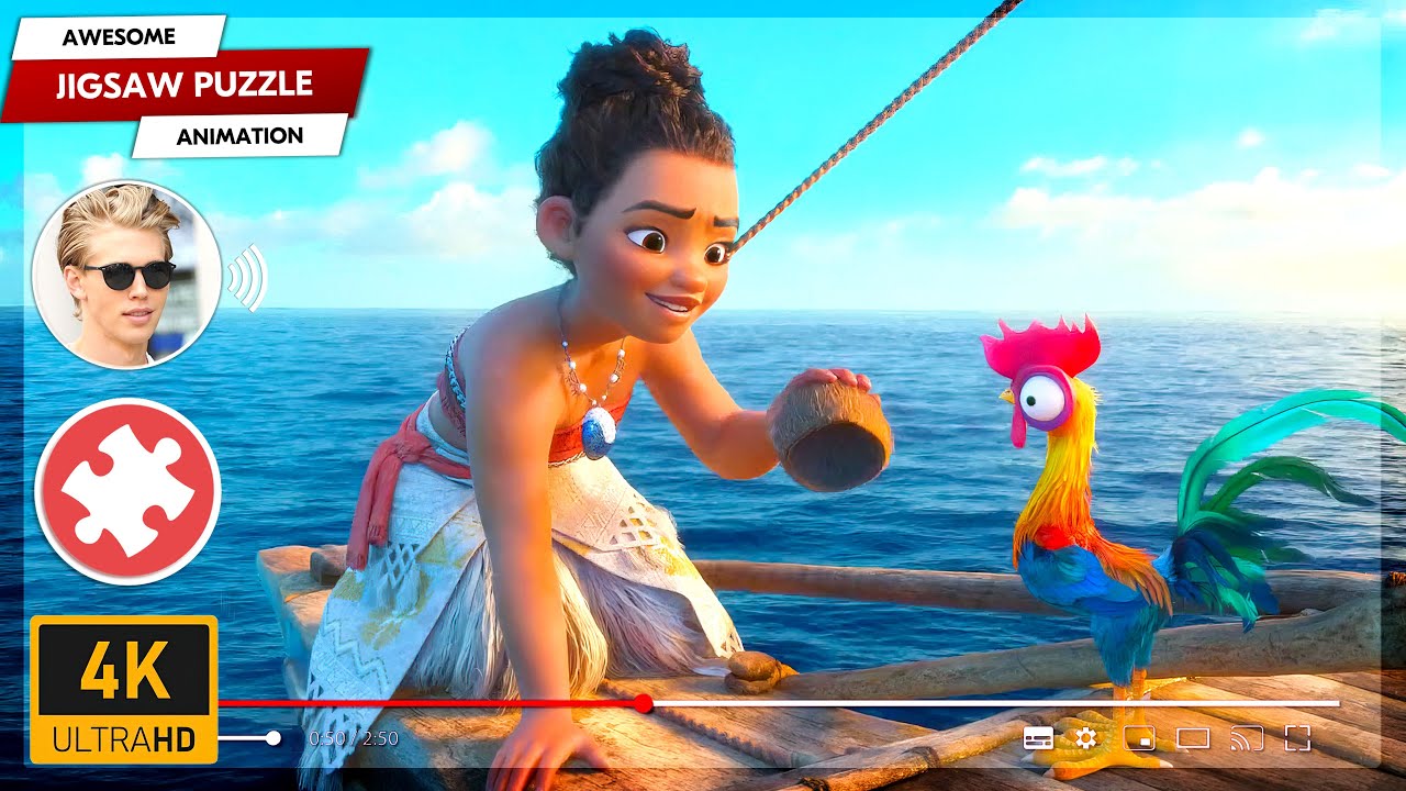 Moana 2016 Remastered 4K UHD with Jigsaw Style Animation and Quick ...