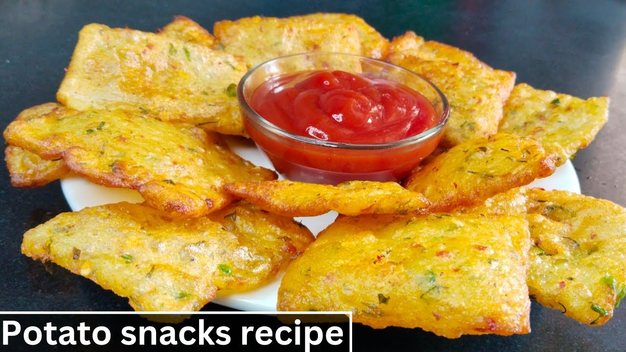 Potato Snacks Recipe | How To Make Potato Snacks Recipe | Easy Potato ...