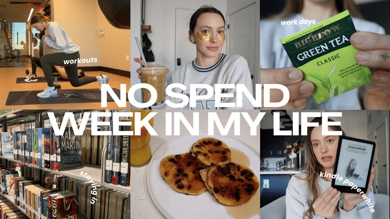 NO SPEND WEEK CHALLENGE 💸 Only $20!! Essential spending ONLY, cooking ...
